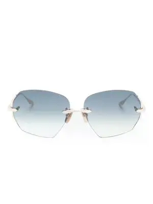 Dita Dahlvin Geometric Sunglasses - Blue