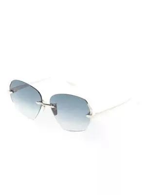 Dita Dahlvin Geometric Sunglasses - Blue