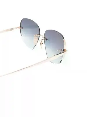 Dita Dahlvin Geometric Sunglasses - Blue