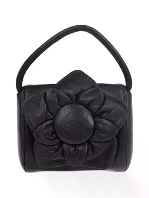 Loewe 1990-2000s Flower-detail Leather Tote