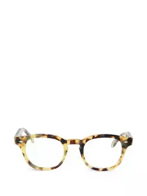 KADOR Woody Cal Round-frame Glasses - Yellow