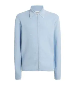 JIL SANDER Cotton Zip-up Sweatshirt