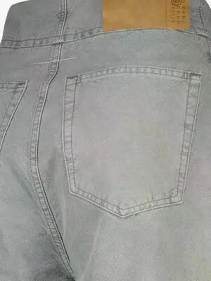 MAISON MARGIELA Buttoned Leather-patch Jeans