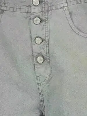 MAISON MARGIELA Buttoned Leather-patch Jeans