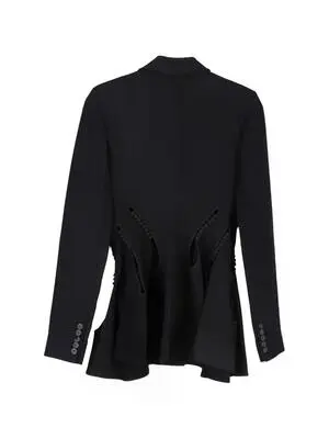 Antonio Berardi Vintage Crepe Cut-out Blazer