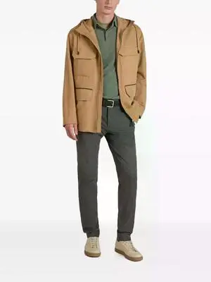 Montedoro Hooded Piped-trim Jacket