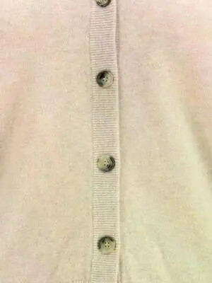 ALLUDE Button V-neck Cardigan