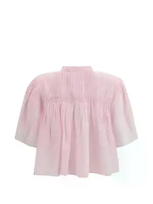 MARANT ETOILE Smocked Buttoned Top