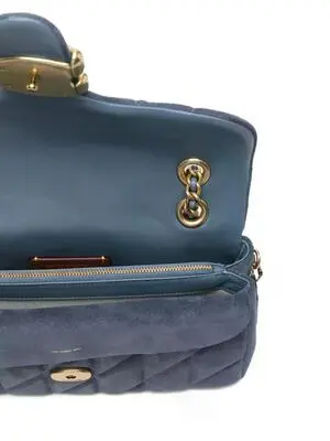 COACH Quilted C Shoulder Bag - Blue