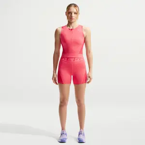 Nike Pro Sculpt Dri-fit High-waisted 5" Biker Shorts - Pink