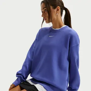 Nike Sportswear Phoenix Fleece Oversized Crew-neck Sweatshirt - Blue