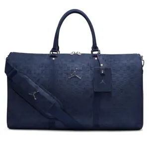 JORDAN Suede Monogram Duffle - Blue