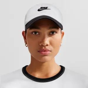 Nike Club Unstructured Futura Wash Cap - White