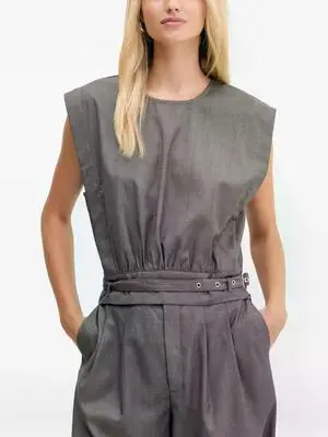 GESTUZ Gzeffy Tonal Belt Blouse