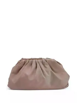 Bottega Veneta Pouch Crinkled Clutch - Neutrals