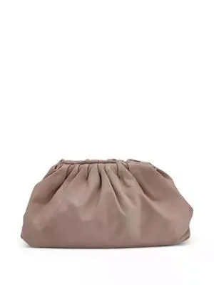 Bottega Veneta Pouch Crinkled Clutch - Neutrals