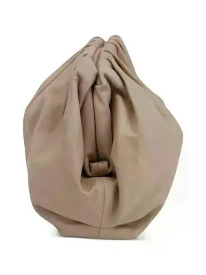 Bottega Veneta Pouch Crinkled Clutch - Neutrals