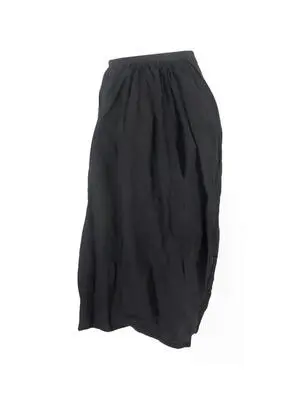 Yohji Yamamoto Asymmetric Draped Midi Skirt