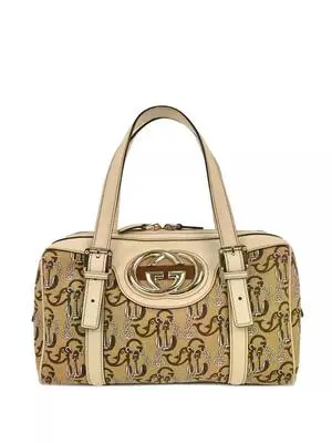 Gucci 1990-2000s Interlocking Gg Canvas Shoulder Bag