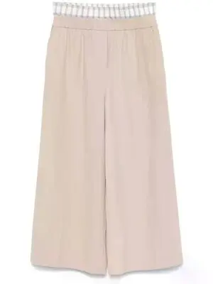 Loewe Cropped Cotton Trousers