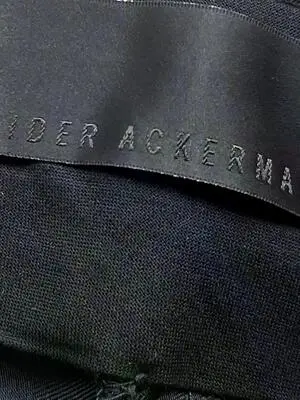 HAIDER ACKERMANN Velour-effect Cropped Trousers