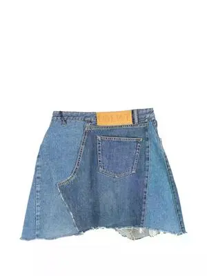 Loewe Patchwork Denim Skirt