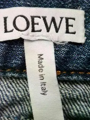 Loewe Patchwork Denim Skirt