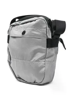 Stone Island Zip Compass Messenger Bag - Grey