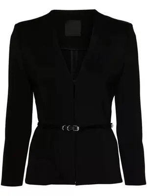 Givenchy Voyou Belted Jacket - Black