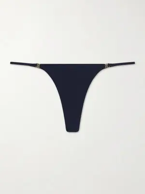Kiki De Montparnasse Coeur Bikini Briefs - Blue