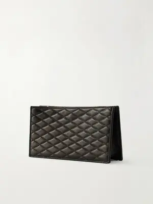 METIER Ease Quilted Leather Clutch