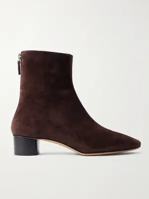 Le Monde Beryl Carole 35 Suede Ankle Boots - Brown