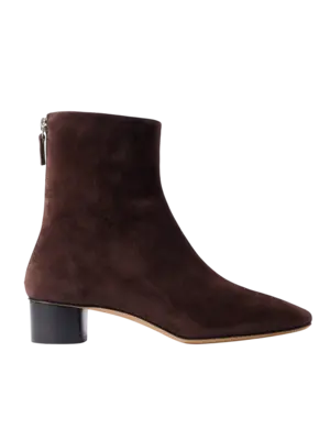 Le Monde Beryl Carole 35 Suede Ankle Boots - Brown