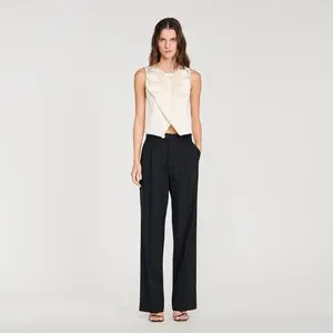 Women's Pintuck Front Pants