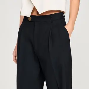 Sandro Plain Straight-leg Suit Trousers