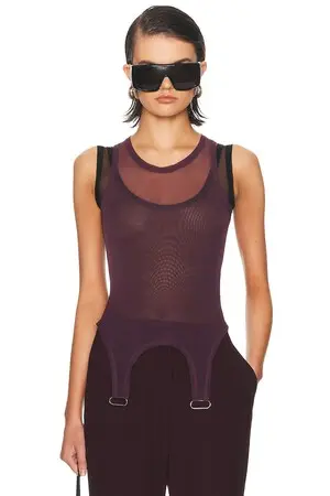 MUGLER Tank Bodysuit