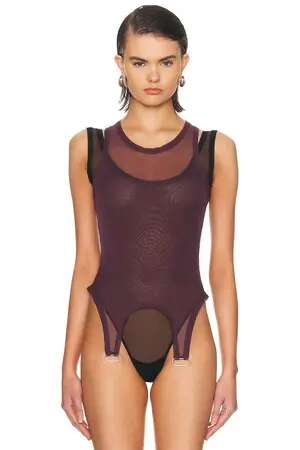 MUGLER Tank Bodysuit