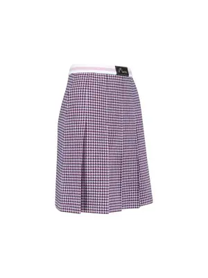 COURREGES Logo Midi Skirt - Purple