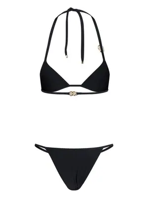 Dolce & Gabbana Logo Bikini - Black