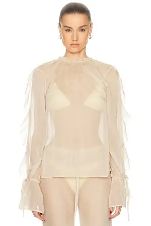 SHANI SHEMER Jeanie Top - Macadamia