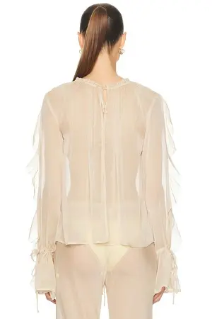 SHANI SHEMER Jeanie Top - Macadamia