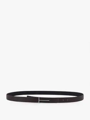 TOM FORD Hammered Leather Belt - Brown