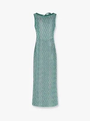 Missoni Laminated Viscose Long Dress