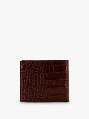 TOM FORD Croco Print Leather Wallet