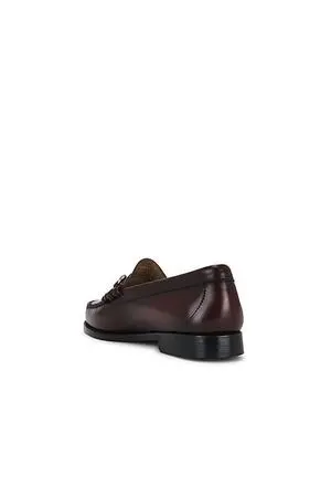 G.H.BASS G.h. Bass Lincoln Bit Weejuns Burgundy Leather Loafers - Wine