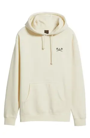 DARK SEAS Graphic Fleece Hoodie - Bone