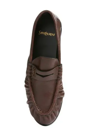 Saint Laurent Le Penny Loafer - Brown