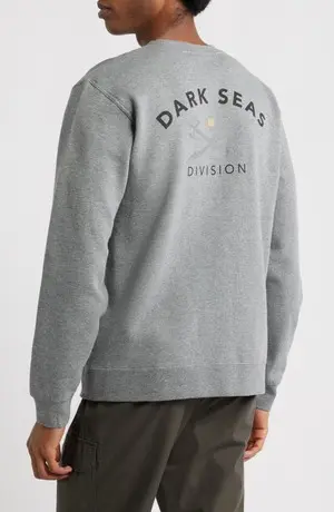DARK SEAS Headmaster V3 Graphic Sweatshirt - Heather Gunmetal