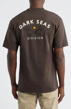 DARK SEAS Headmaster V3 Heavyweight Jersey Graphic T-shirt - Java Brown