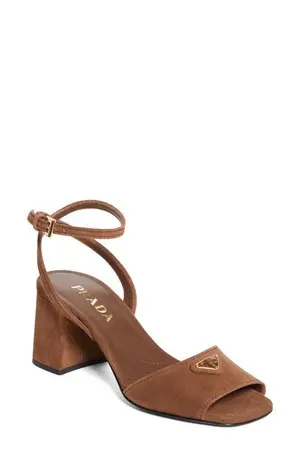 Prada Block Heel Sandals For Women